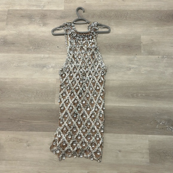 Dresses | Small Jewel Incrusted Dress It Was Altered Around The Neck ...